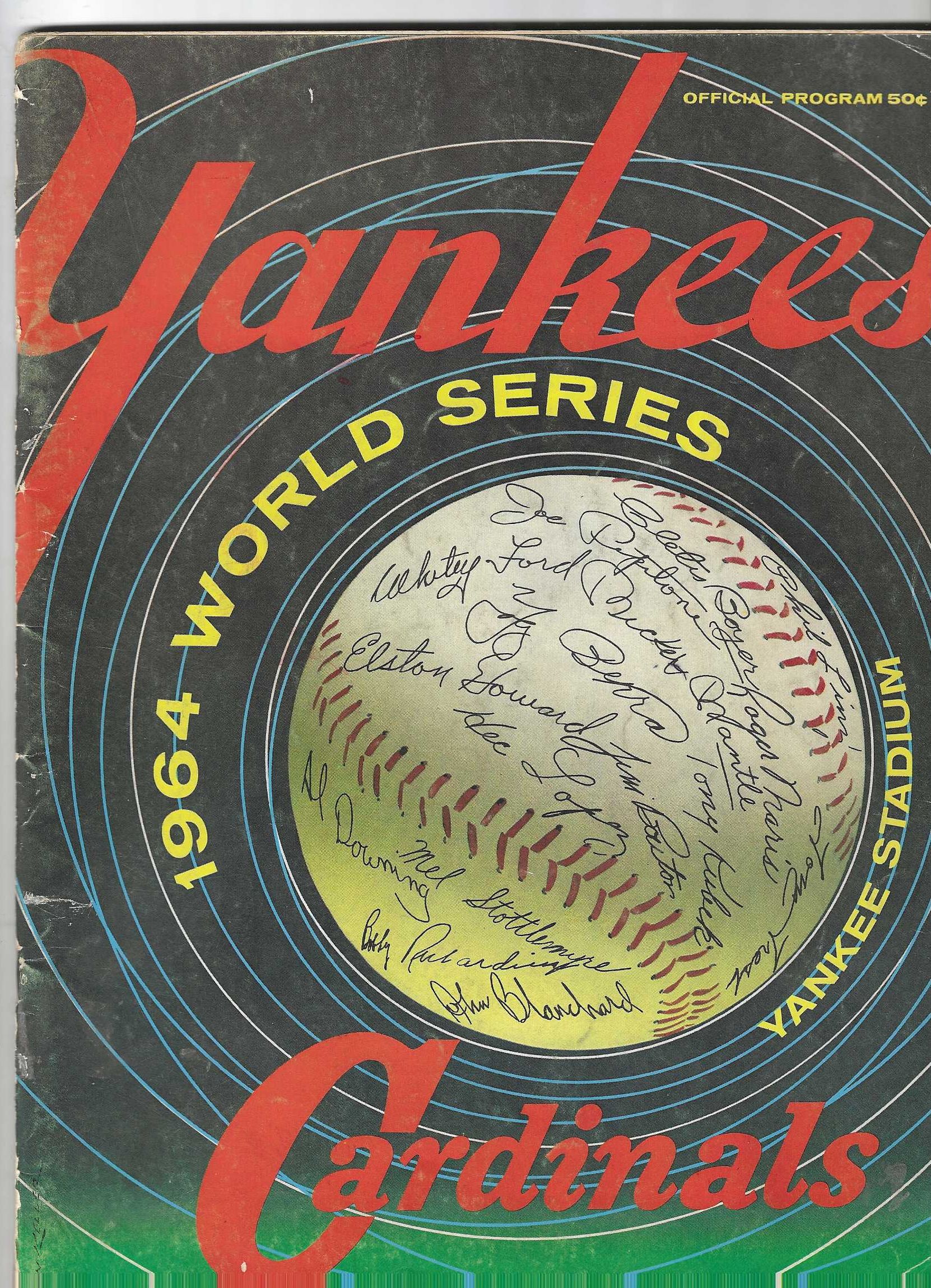 Lot Detail - 1964 World Series (NY Yankees vs. St. Louis Cardinals ... Lot Detail - 1964 World Series (NY Yankees vs. St. Louis Cardinals ...