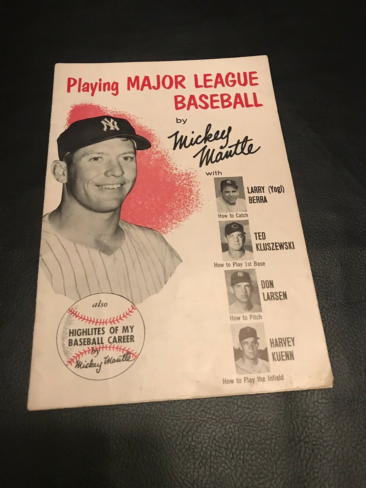 Lot Detail - 1950's Mickey Mantle Instructional Booklet